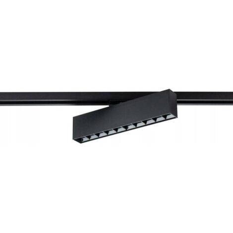 dpm Lampe de rail LED réglable noir 10 W 750 lumens
