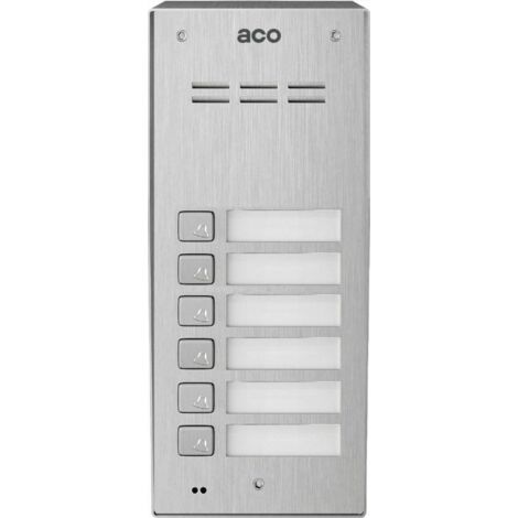 Aco FAM-P-6NPACC NT interphone acier inoxydable 6 logements