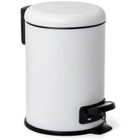 Seb Tatay Nordic 3L seau blanc avec couvercle amortisseur