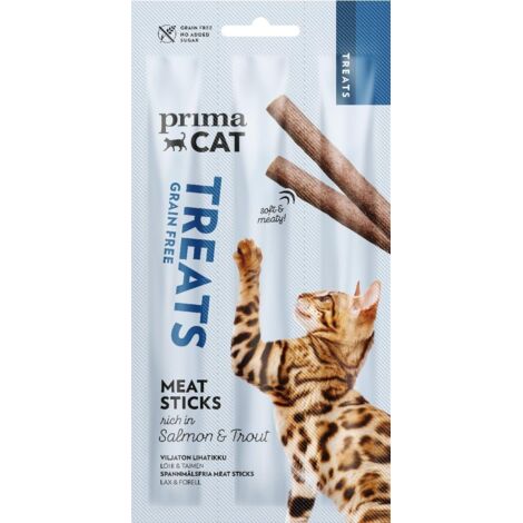 Prima PRIMACAT Meat Stick Saumon Truite Gâterie Chat