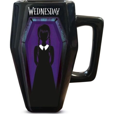 Pyramid Mug Wednesday Addams Noir et Violet 500 ml