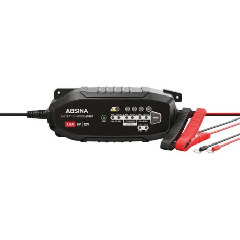 Absina 301008 301008 Chargeur automatique 6 V, 12 V 3.8 A 3.8 A