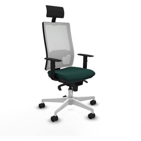 Fauteuil de bureau ergonomique Horna noir mousse haute densité ...