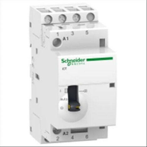 Contacteur ABB 3 pôles 20A 24V 4kW pour circuit industriel triphasé ...