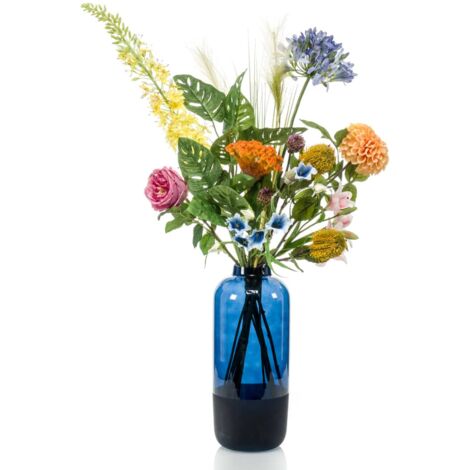 Ramo de flores artificiales Ultimate Bliss multicolor XL 100cm Emerald