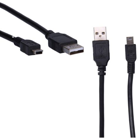 CABLE USB TIPO A MACHO A MINI USB EDM 1,8m