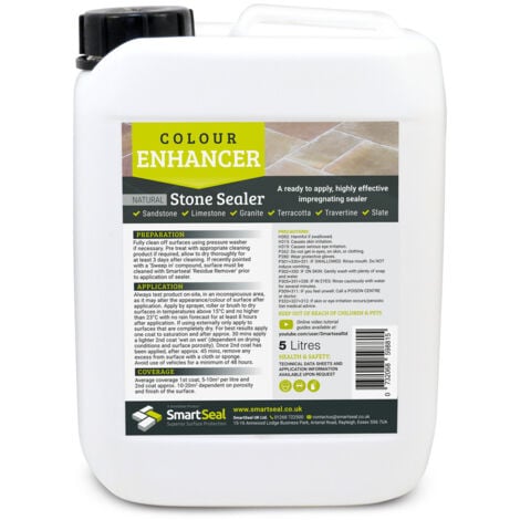 Sandstone/Natural Stone Sealer - Colour Enhancer - 5 Litre