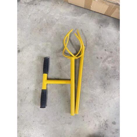 Cultivateur de griffe de jardin et poignée avec manche - Griffe de sol ...