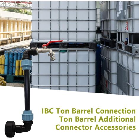 Col de Cygne IBC Adaptateur: avec Sortie Robinet 3/4 Pouce Adaptateur ...