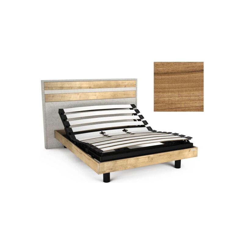 Sommier Electrique 140 x 190 Monoflex TE 140x190 Olivier naturel