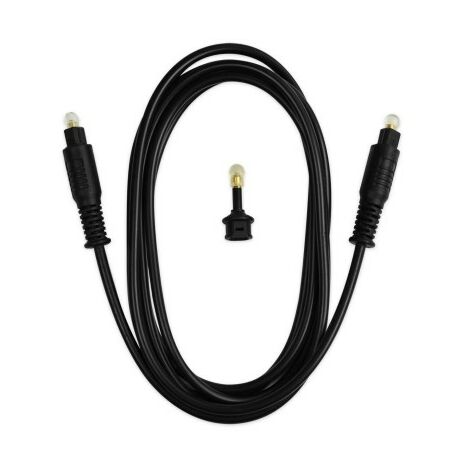 Câble antenne TV Câble optique jack 3.5 mm adaptateur Toslink 1,8m