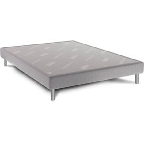 Sommier 140 x 190 Somnilat 140x190 bellini gris perle