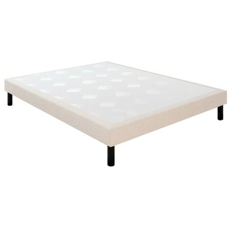 Sommier 140 x 190 Bristol chenille lin 1419
