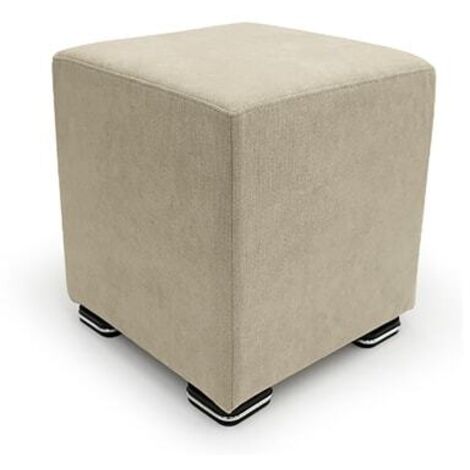 Pouf Pouf square tissu dublin beige