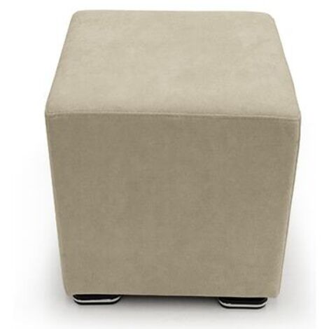 Pouf Pouf square tissu dublin beige