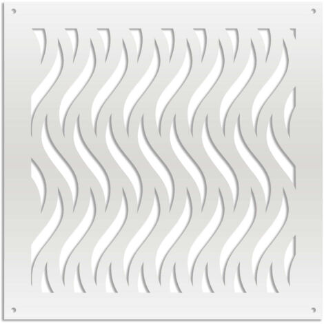 VERTICALWAVES - Pannello in PVC traforato - Parasole - Colore: bianco ...