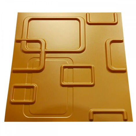 SMART giallo-metal-opaco - Pannello parete in PVC a rilievo 3D ...
