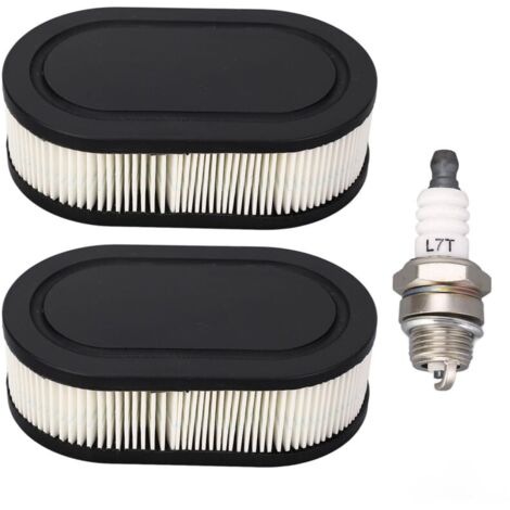 Lot de 2 filtres à air, pour tondeuse à gazon Briggs & Stratton 550E 550EX Eco-Plus 575EX Series ...