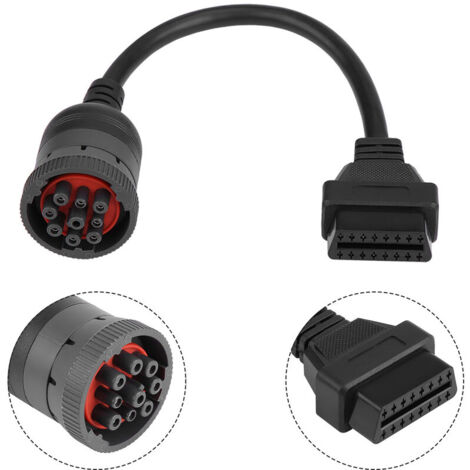 Adaptateur d'interface de diagnostic de camion, interface de diagnostic de camion femelle 16 ...