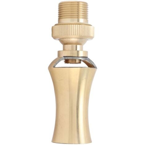 Tour de glace en laiton cèdre fontaine à eau buse tête de pulvérisation réglable étang ...