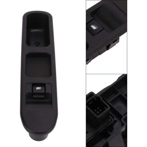 Interrupteur de vitre électrique côté passager 6490.HQ ABS noir sensible de remplacement pour ...
