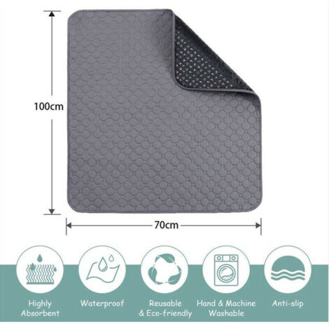 GABRIELLE Lot de 2 Tapis Educateur Chiot 100x70cm, Tapis Absorbant ...