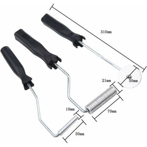 GABRIELLE Rouleau Débulleur, 3pcs Rouleau de Stratification Rouleaux ...