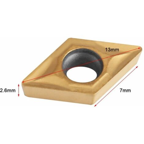 GABRIELLE CNC embouts en carbure inserts 10 pièces en carbure monobloc plaquette de tournage ...