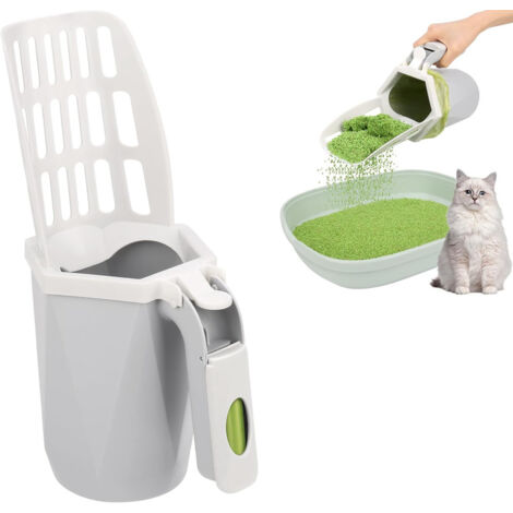 GABRIELLE Ensemble de pelle à litière pour chat avec un rouleau de sacs ...