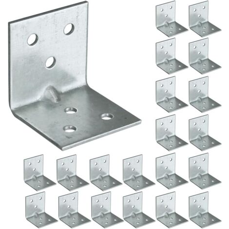 20 x Equerre d'assemblage Equerre de Fixation Angle Droit Support en ...