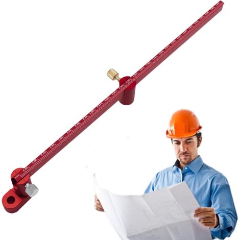 Carpenter Compass, 360° Scribing Gauge, Aluminum Alloy Marking Tool 11. ...