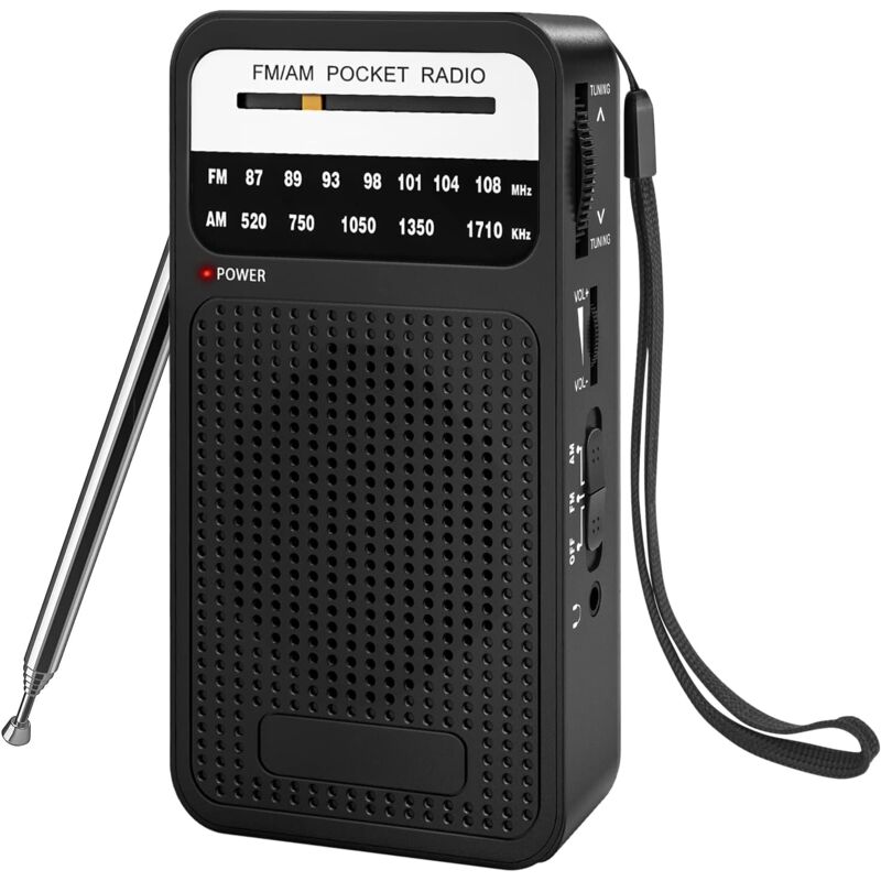 Radio Portable AM,FM,SW,FM Poste Radio Portable,Alimentée Secteur et la ...