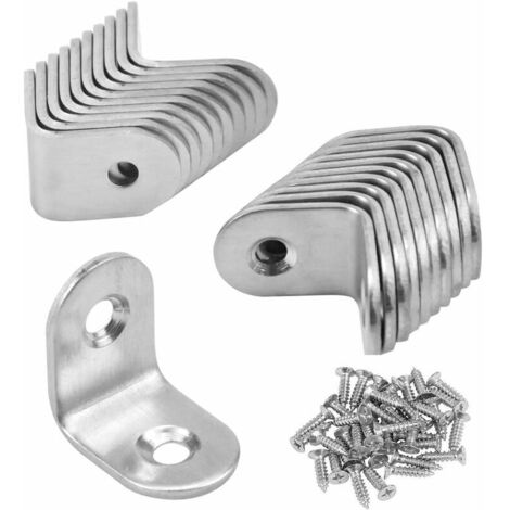50PCS équerre de Fixation 20x20 mm Equerre Fixation en Acier Inoxydable ...