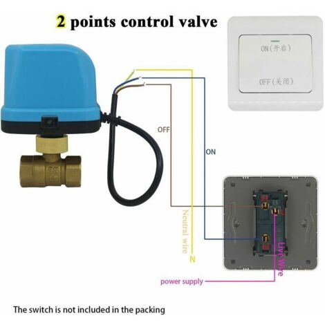 Tigrezy vanne 2 voies motorisee DN15