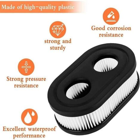 Bougie d'allumage de filtre à air de tondeuse pour moteurs Briggs & Stratton Viking Series 550E ...