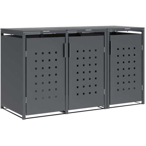 Erstaunlich Mülltonnenbox 3x 120 Liter Bilder