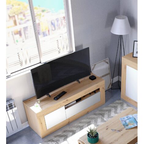 Dmora Meuble TV Killeen, Buffet TV salon, Meuble TV avec 2 portes, cm ...