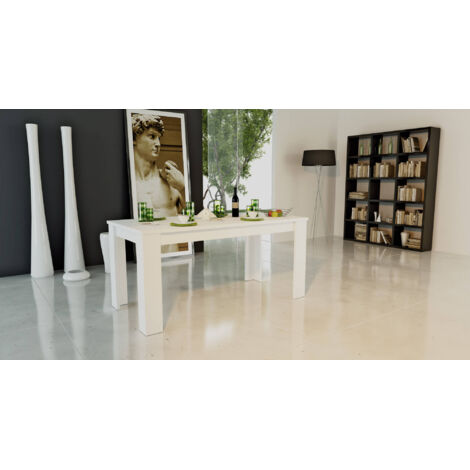 Dmora Table de salle à manger extensible, Made in Italy, Table moderne ...