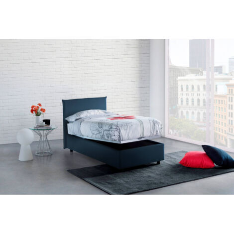 Talamo Italia Lit simple Chelsea, Lit conteneur avec revêtement en ...