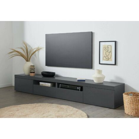 Dmora - Meuble TV Dconsigl, Buffet bas de salon avec 3 portes, Base ...