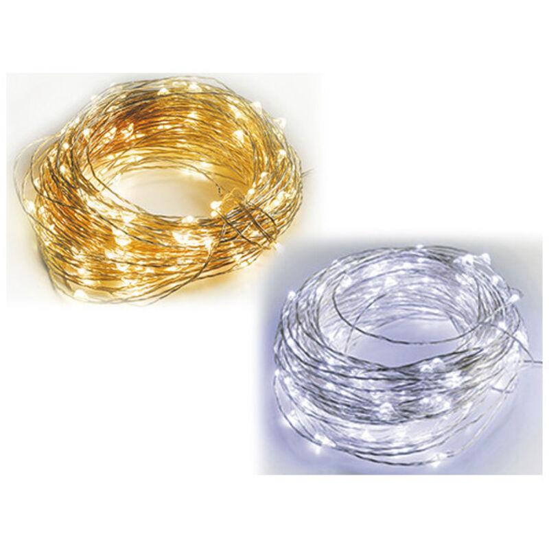 FILI RAME 180 MICRO LED X ESTERNO BIANCO