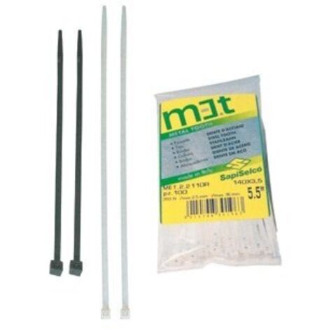 FASCETTE CABLAGGIO mm. 2,5x135 BIANCHE