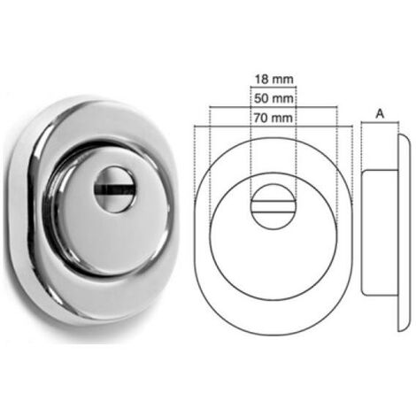 VI.TEL. E0443 51 Protettore Regolabile per Cilindri, Argento