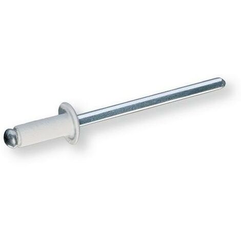 RIVETTI ALLUMINIO BIANCHI (RAL9010) mm.4x8 IN BLISTER 60Pz