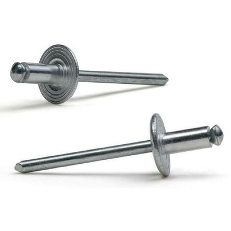 RIVETTI ALLUMINIO FIORE mm. 4,0 x 20 TESTA LARGA mm. 12