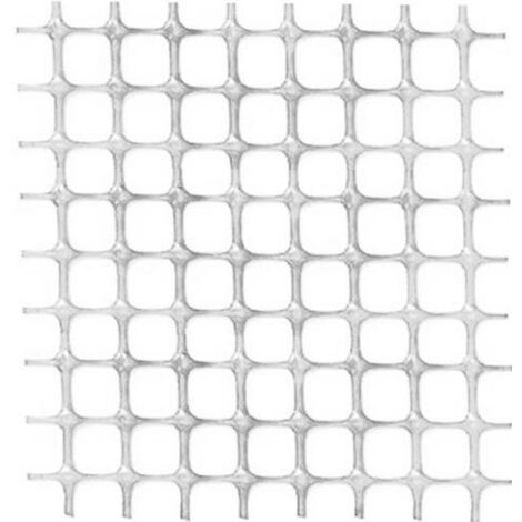 RETE IN PVC BIANCA QUADRA 10x10mm. - 50x1mt.