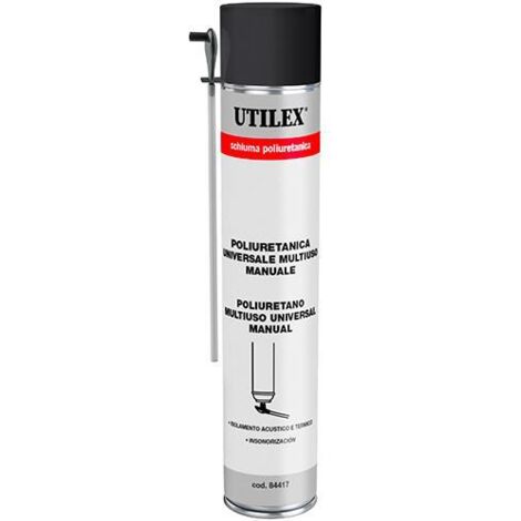 SCHIUMA POLIURETANICA MANUALE 750ML X RIEMPIMENTO """UTILEX"""
