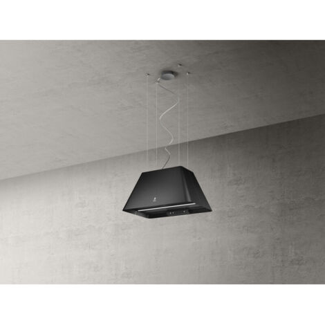 Elica Cappa ad Isola Ikona Light PRF0165082 Nero da 60cm