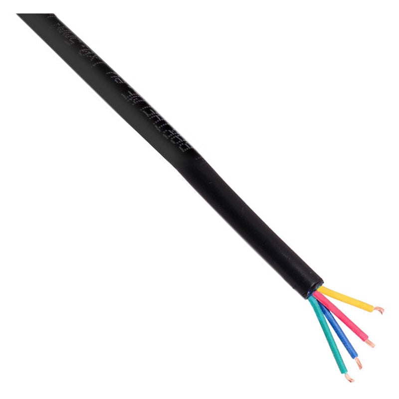 Câble de raccordement rond pour bandes LED RVB 4x0,50mm - 1