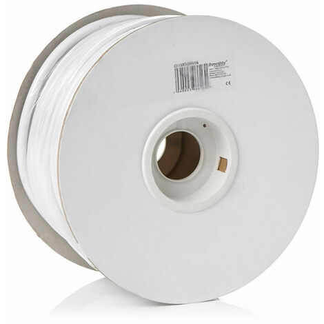 Câble rond 2x0.75mm, 1m, blanc